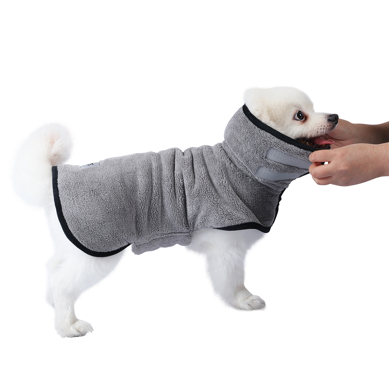 M-PETS Bath Time Dog Bathrobe - Petdirect