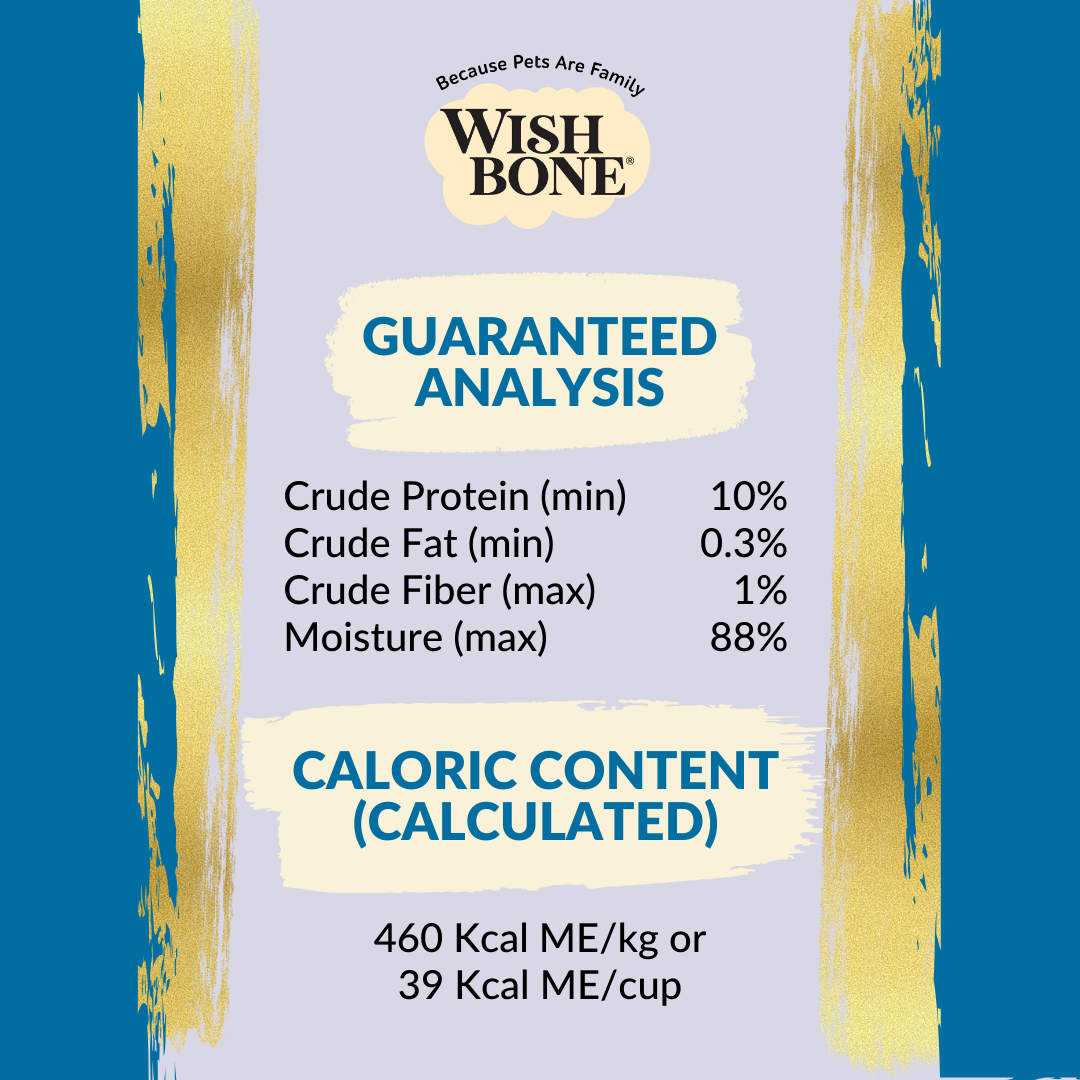 Wishbone Chicken & Sweet Potato Urinary Care Wet Cat Food Topper ...