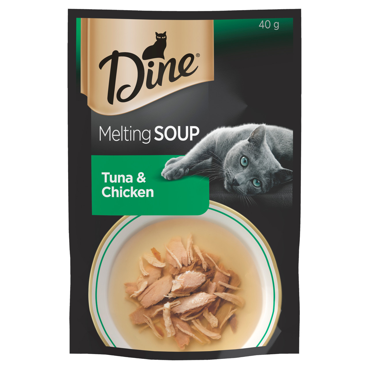 Dine Melting Soup Tuna & Chicken Wet Cat Food - Petdirect