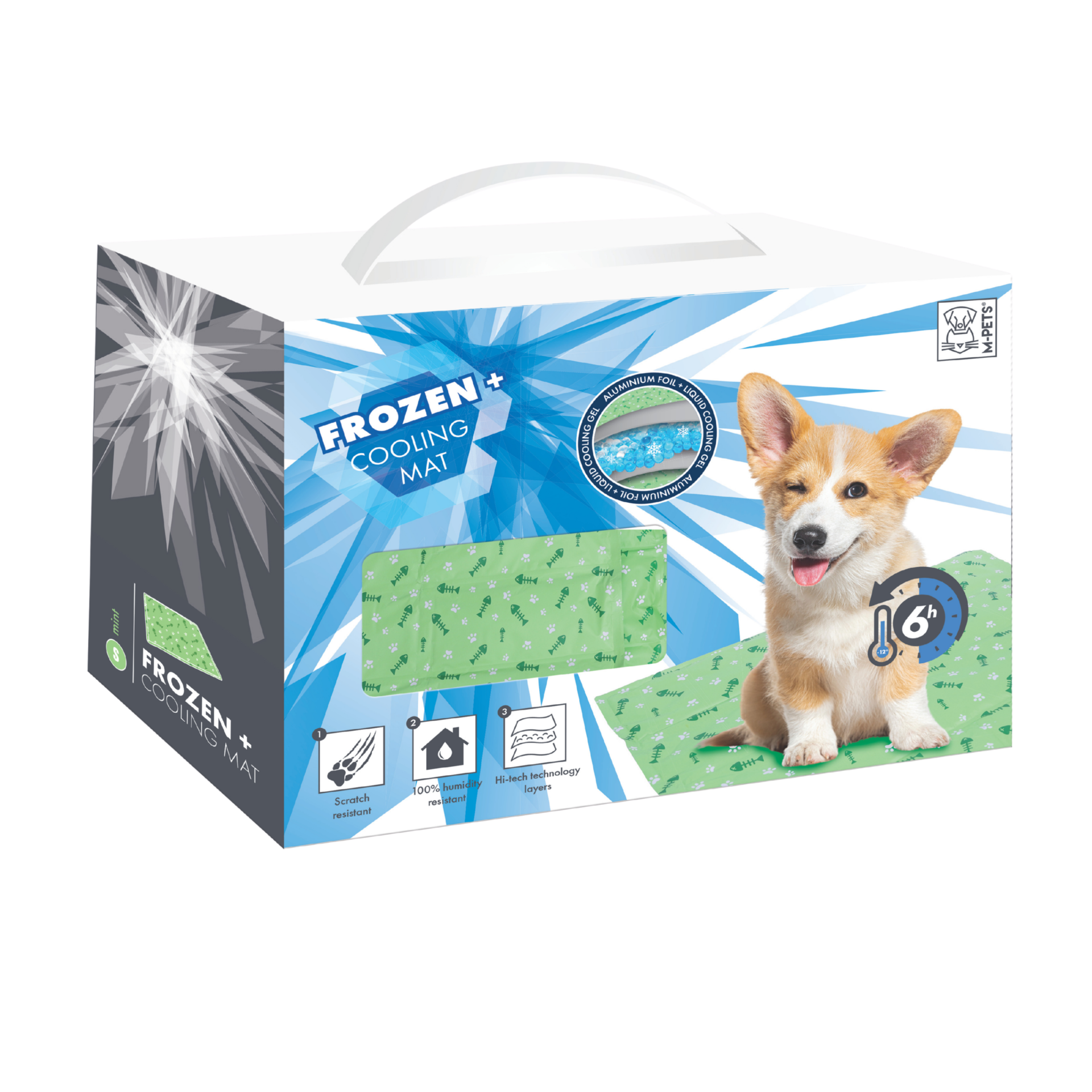 M-PETS Frozen+ Cooling Waterproof & Scratch-Resistant Dog Mat - Petdirect