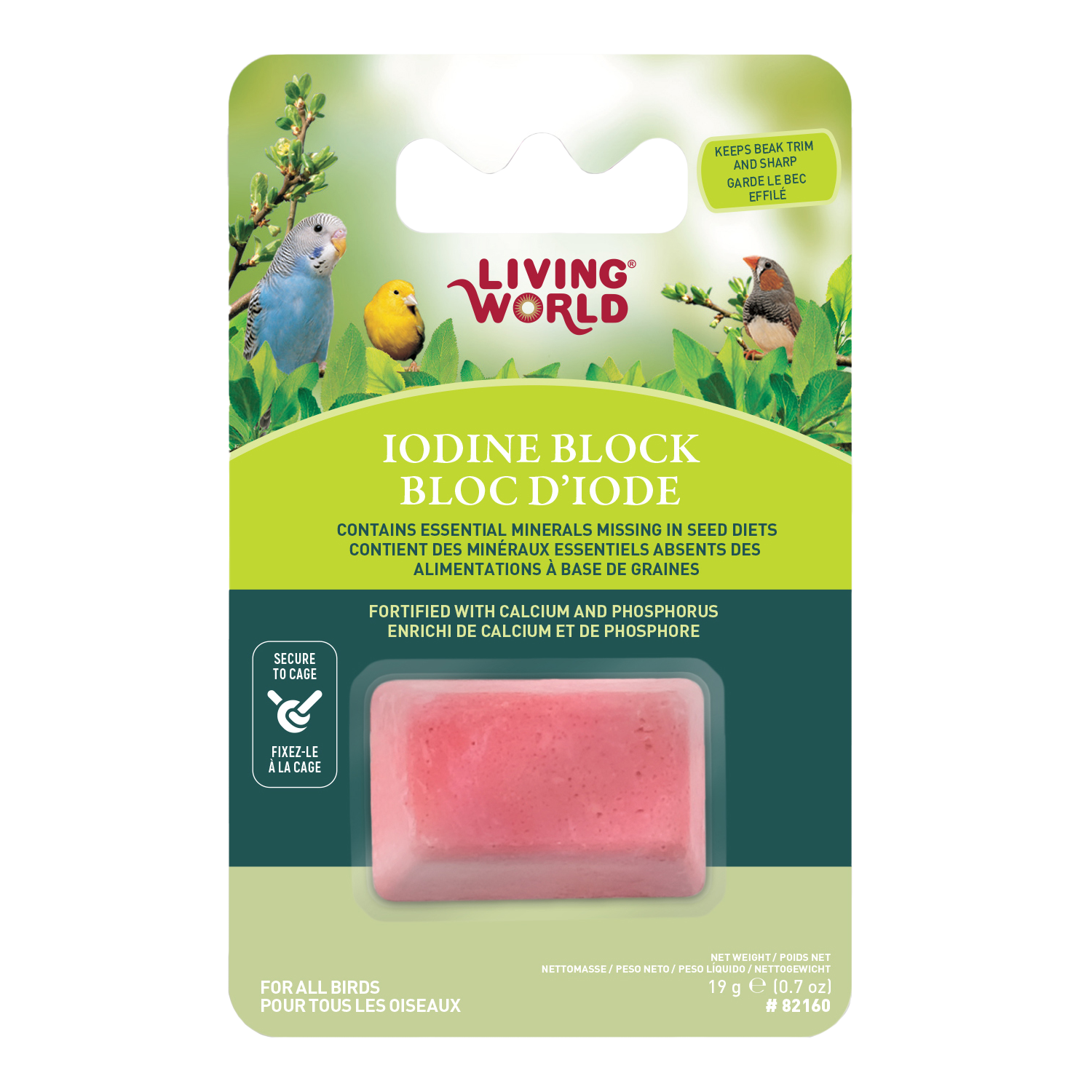 Living World Iodine Block for Birds - Petdirect