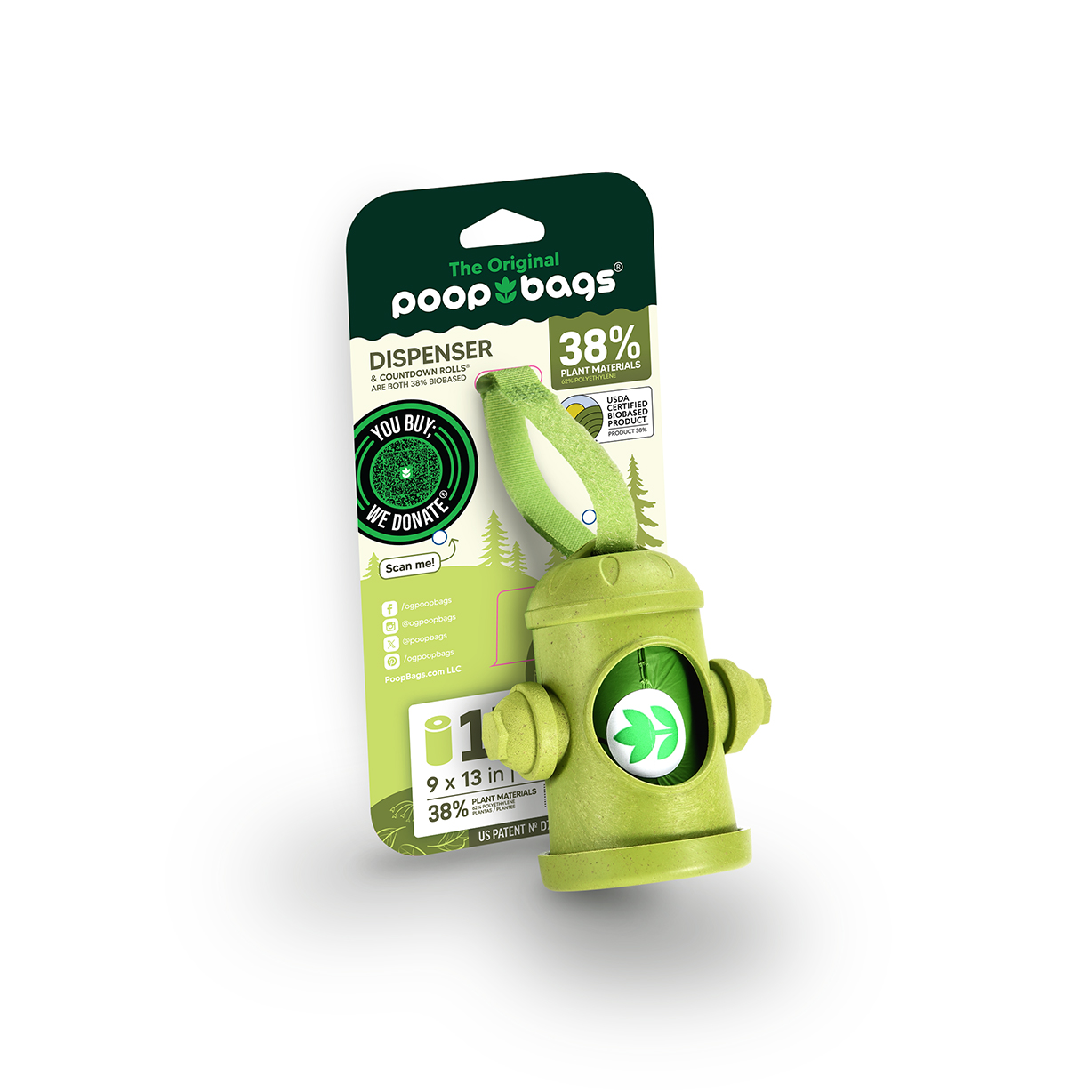 The Original Poop Bags Hydrant Poop Bag Dispenser - Petdirect