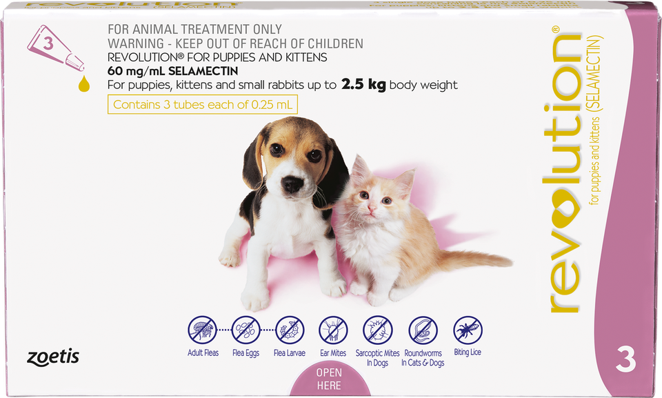 Revolution Flea Treatment for Puppies & Kittens - Pet Direct
