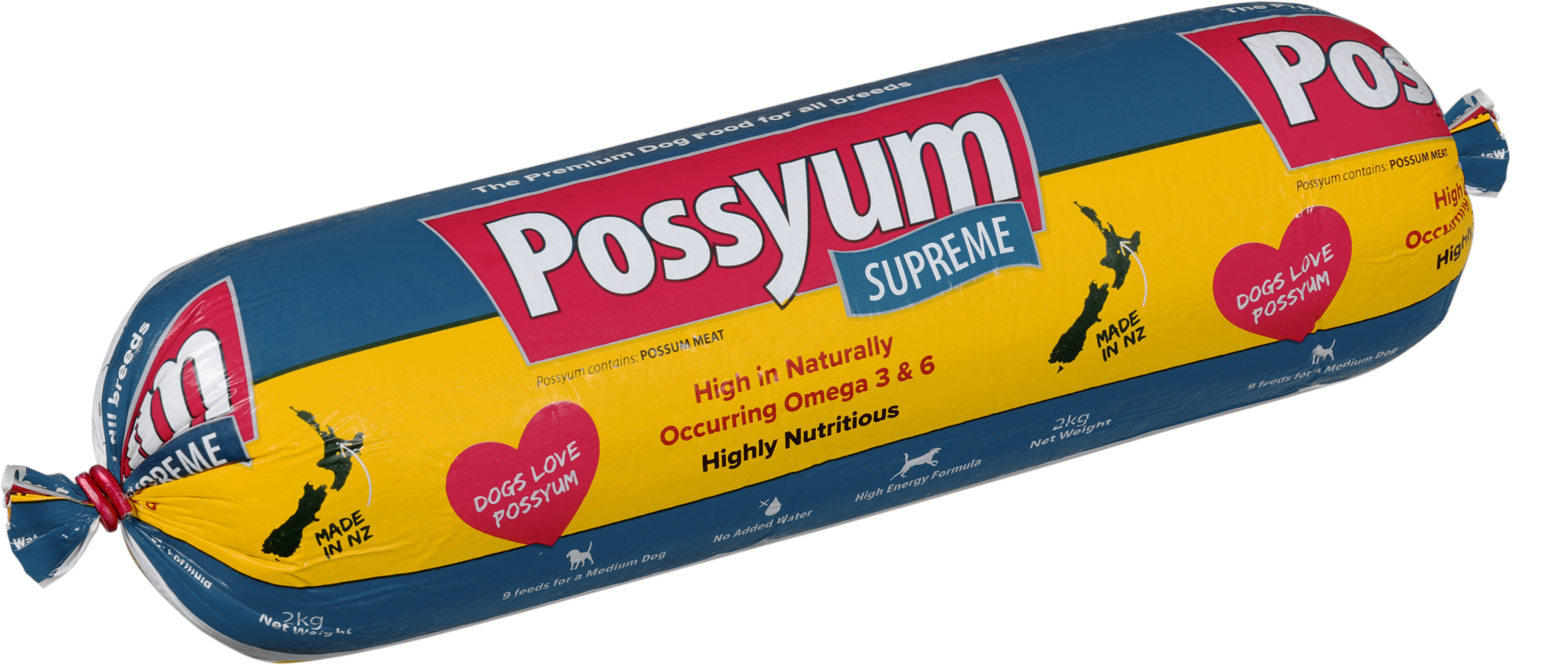 Possyum Supreme Dog Roll Wet Food - Petdirect