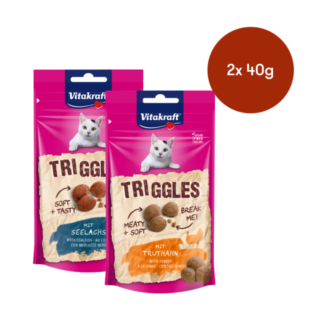 Vitakraft Triggles Mixed Cat Treats Bundle - Pet Direct