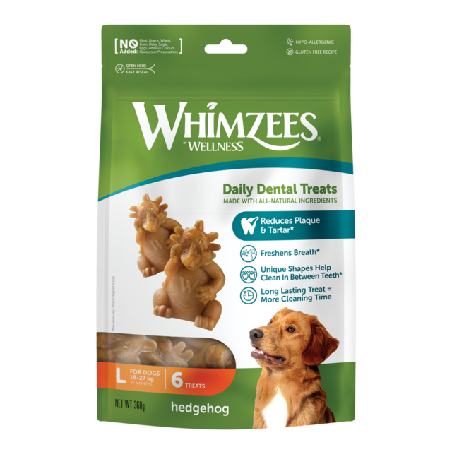 Whimzees Hedgehog Dental Dog Treats - Pet Direct