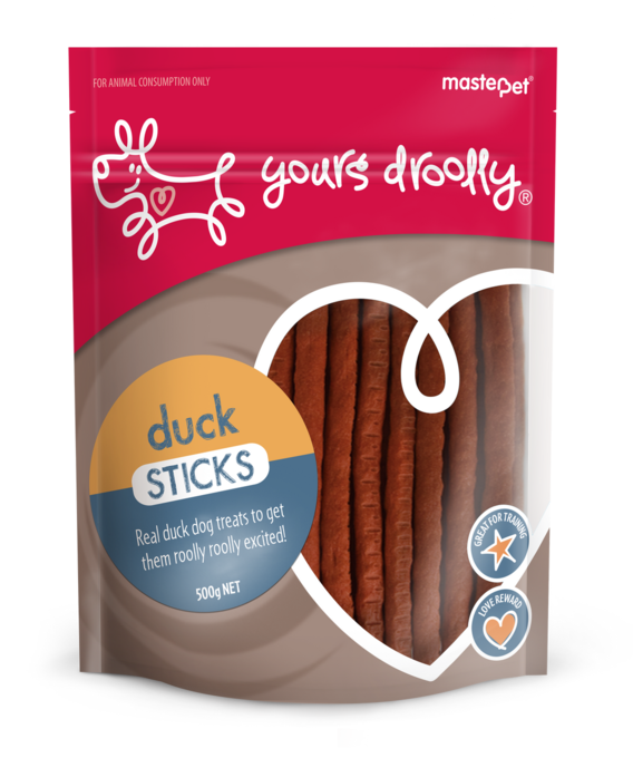 Yours Droolly Duck Sticks Dog Treats - Petdirect