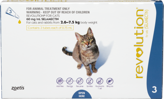 Revolution Spot-On Flea Treatment for Cats - Petdirect