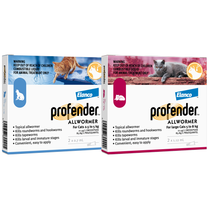 Profender Allwormer for Cats - Petdirect