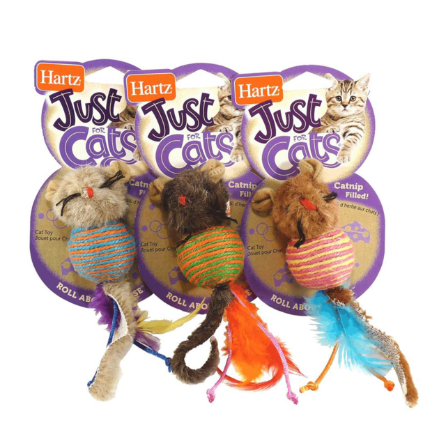 Hartz Roll About Catnip Mouse Cat Toy - Petdirect