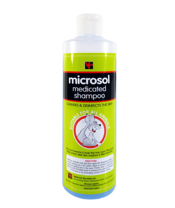 Vet Remedies Microsol Medicated Dog Shampoo - Petdirect
