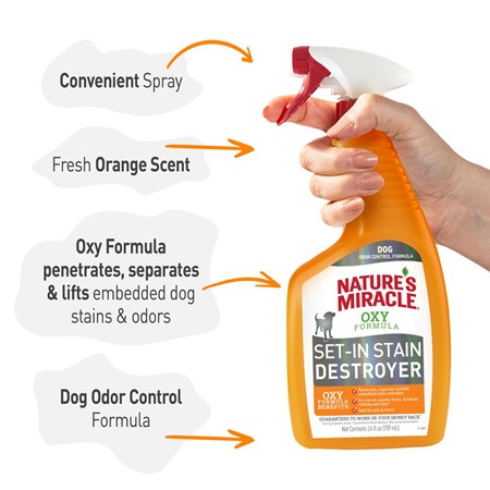Nature's Miracle Oxy Set-In Stain Destroyer for Dogs - Petdirect