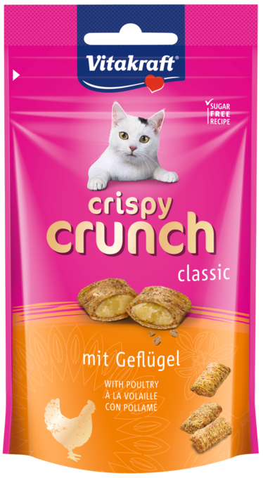 Vitakraft Crispy Crunch Classic Poultry Cat Treats - Pet Direct