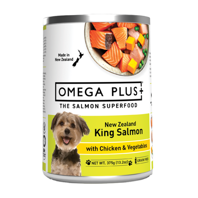 Omega Plus Salmon Chicken & Vegetables Wet Dog Food - Petdirect