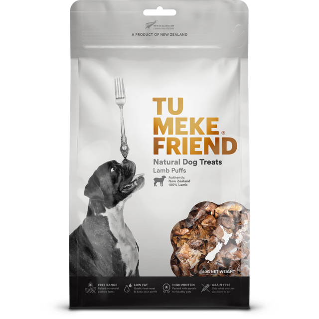 Tu Meke Friend Ovine Puffs Dog Treats - Petdirect