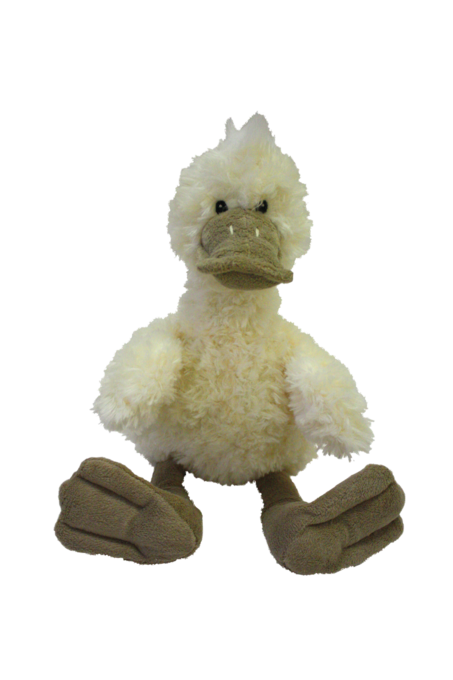 Yours Droolly Cuddlies Fluffy Duck Dog Toy - Pet Direct