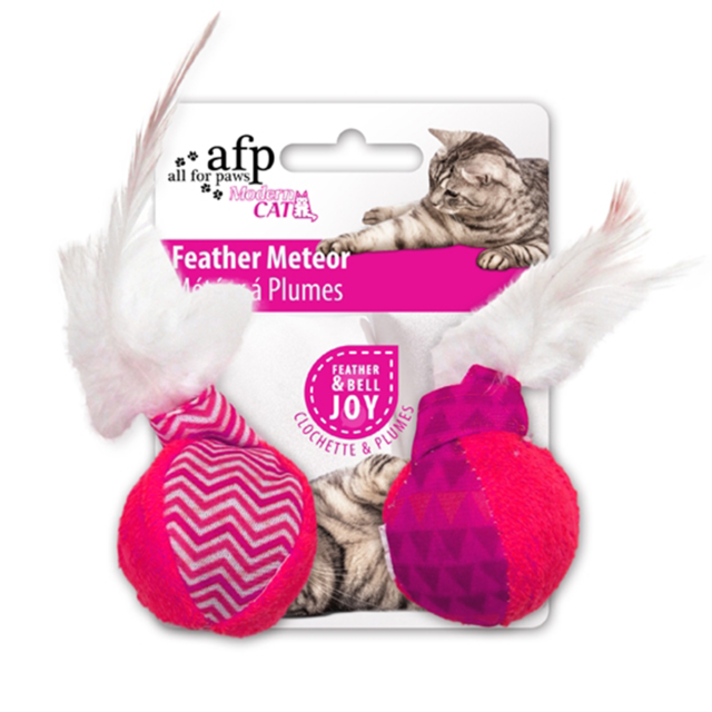 All For Paws Modern Cat Feather Meteor Cat Toy - Petdirect