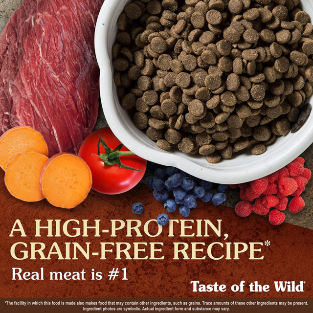 Taste of the Wild High Prairie Grain Free Adult Dry Dog Food - Petdirect