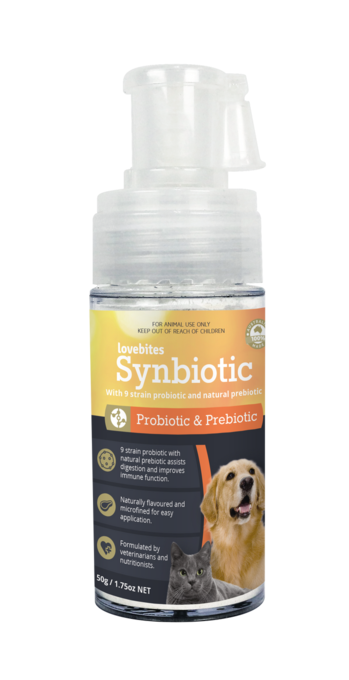 Vetafarm Lovebites Dog & Cat Digestive Synbiotic Topper - Petdirect