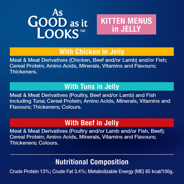 Oscar Menus in Jelly Kitten Wet Cat Food Pack - Petdirect