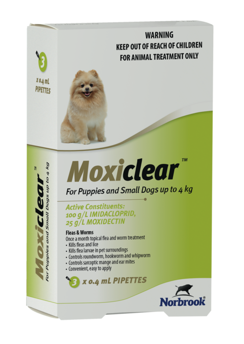 Moxiclear Spot-On Dog Flea & Worm Treatment - Petdirect