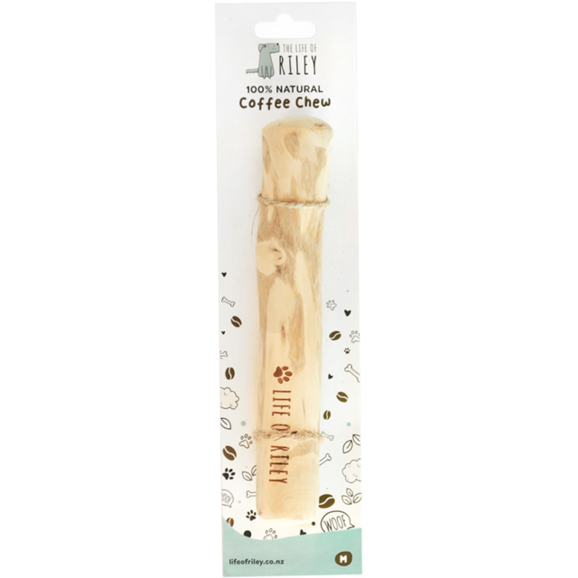 Life of Riley Coffee Wood Dog Chew Toy - Petdirect
