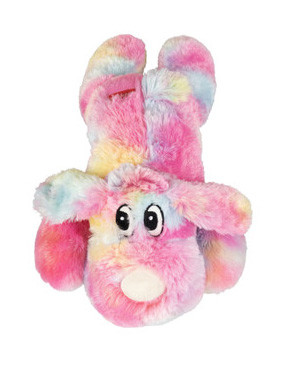 Yours Droolly Rainbow Muff Pup Dog Toy - Petdirect
