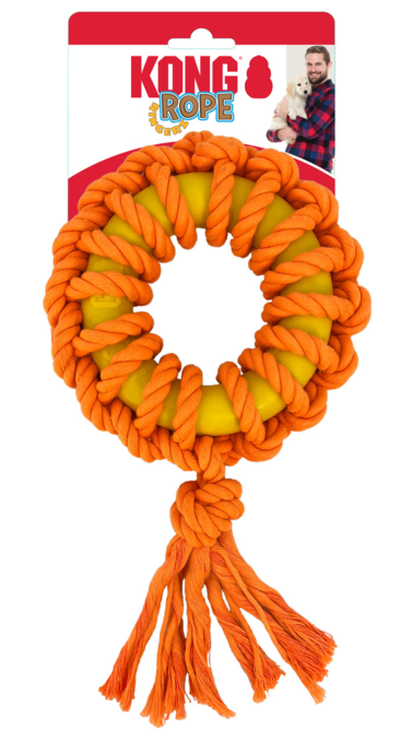 KONG Rope Ringerz Dog Toy - Petdirect
