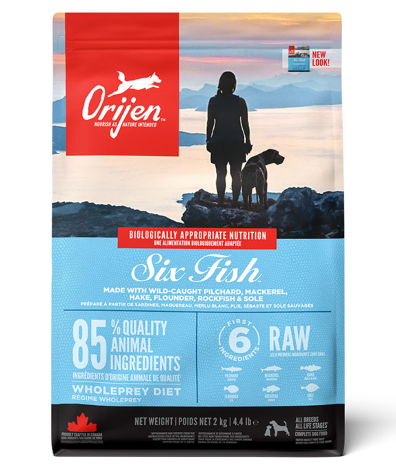 Orijen Six Fish Dry Dog Food - Petdirect