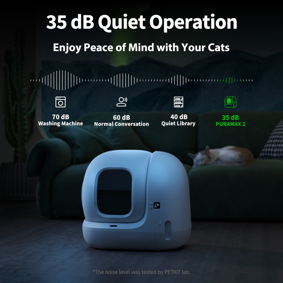 PETKIT Pura Max 2 Smart Automated Self Cleaning Cat Litter Box - Petdirect