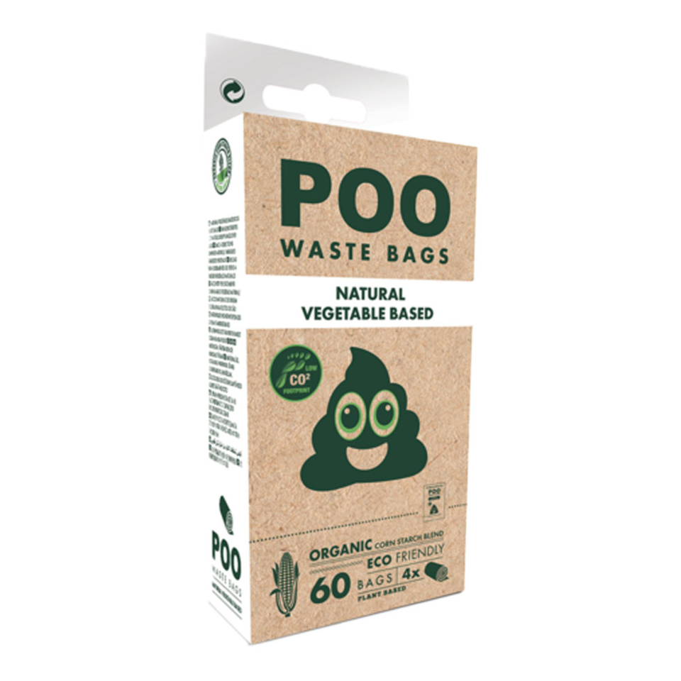M-PETS POO Waste Bags Unscented Plant Based Dog Poop Bags - Petdirect