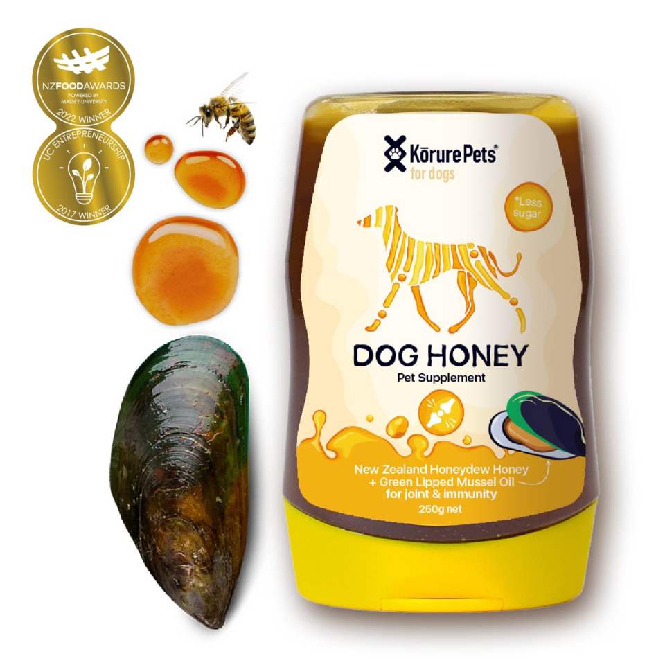 Korure Pets Green Lipped Mussel Honey Dog Joint Supplement - Petdirect