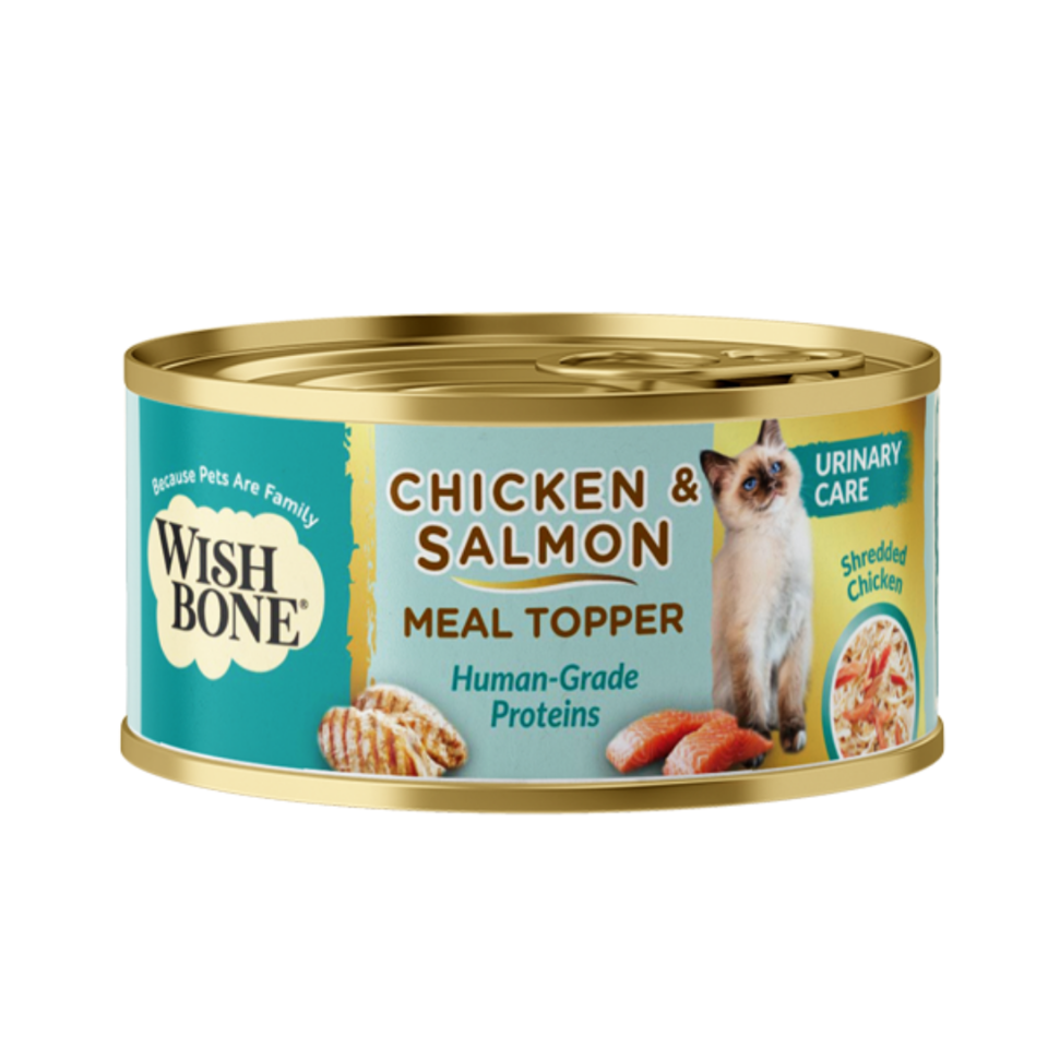 Wishbone Chicken & Salmon Urinary Care Wet Cat Food Topper - Petdirect