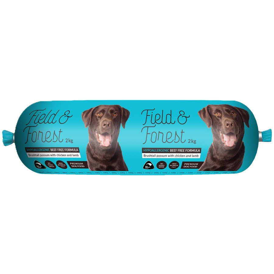 Field & Forest Possum, Chicken & Lamb Dog Roll Wet Food - Petdirect