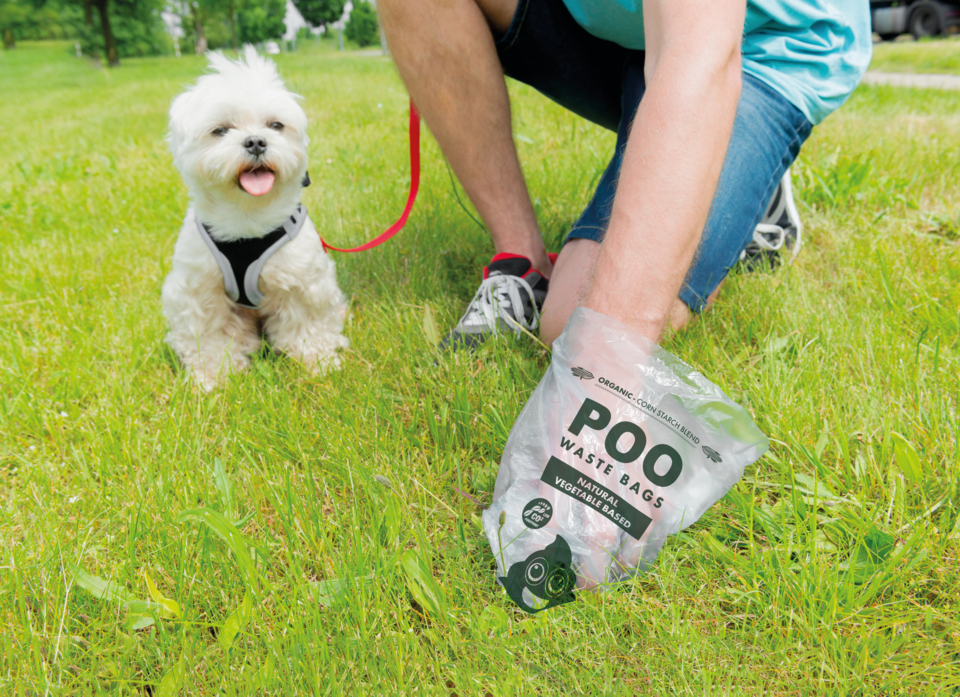 M-PETS POO Waste Bags Mint Scented Plant Based Poop Bags - Petdirect