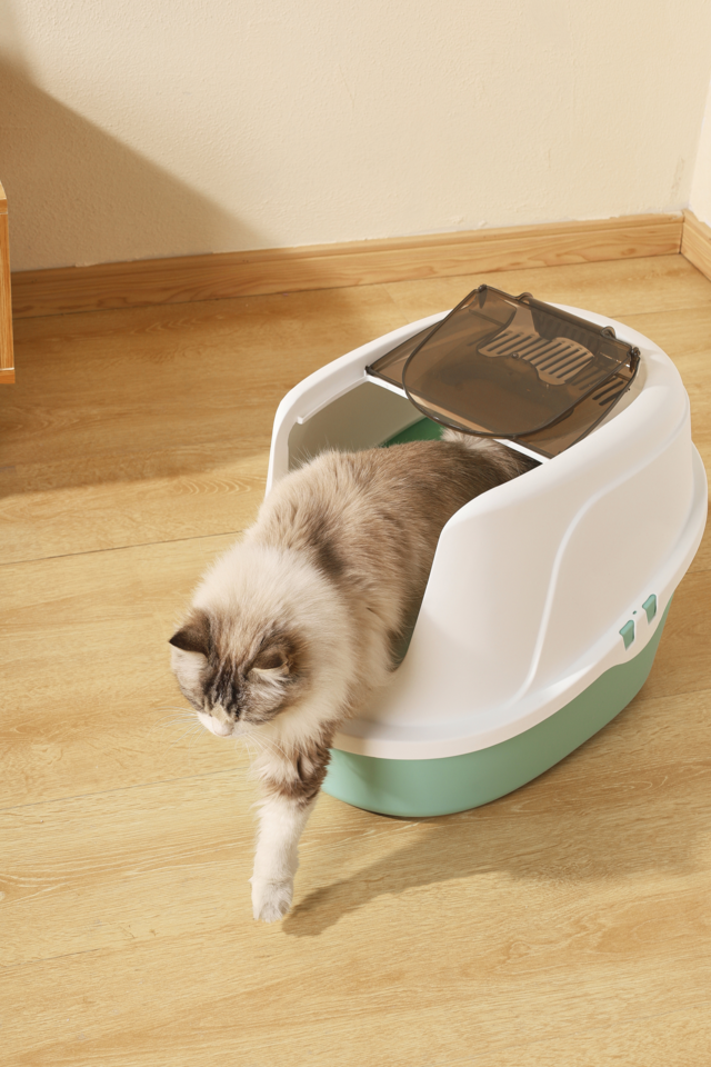 M-PETS Eco Tima Hooded Cat Litter Box - Petdirect